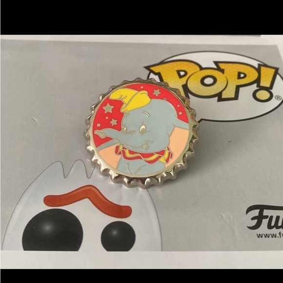 Disney | Other | Disney Dumbo Bottle Cap Pin | Poshmark
